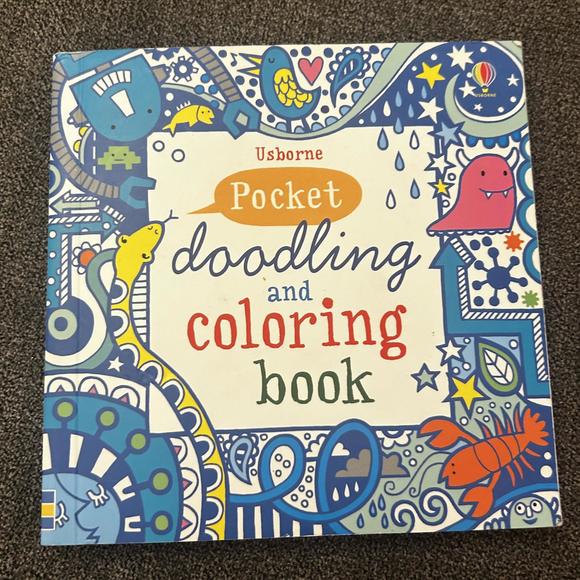 Toys | Usborne Pocket Doodling And Coloring Book New | Poshmark
